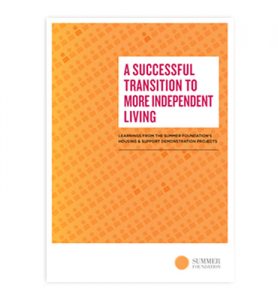 A successful transition to more independent living - Summer Foundation