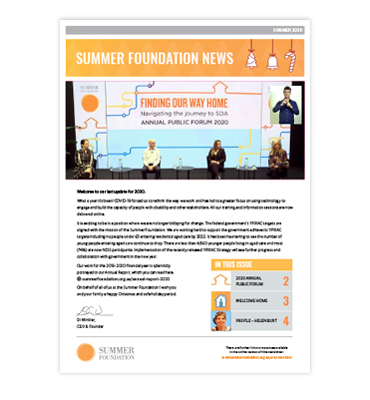 Summer Foundation updates - Summer Foundation
